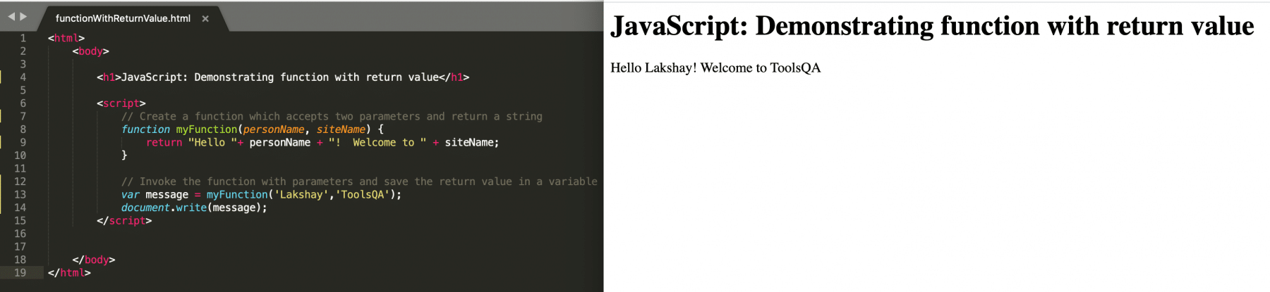 What Is Functions In JavaScript And How To Define Call Functions 
